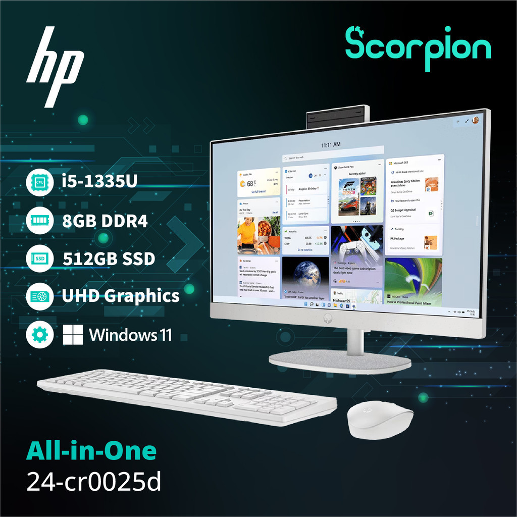 HP 24-cr0025d All-in-One PC（Aeon Credit Services-36 Monthly ...