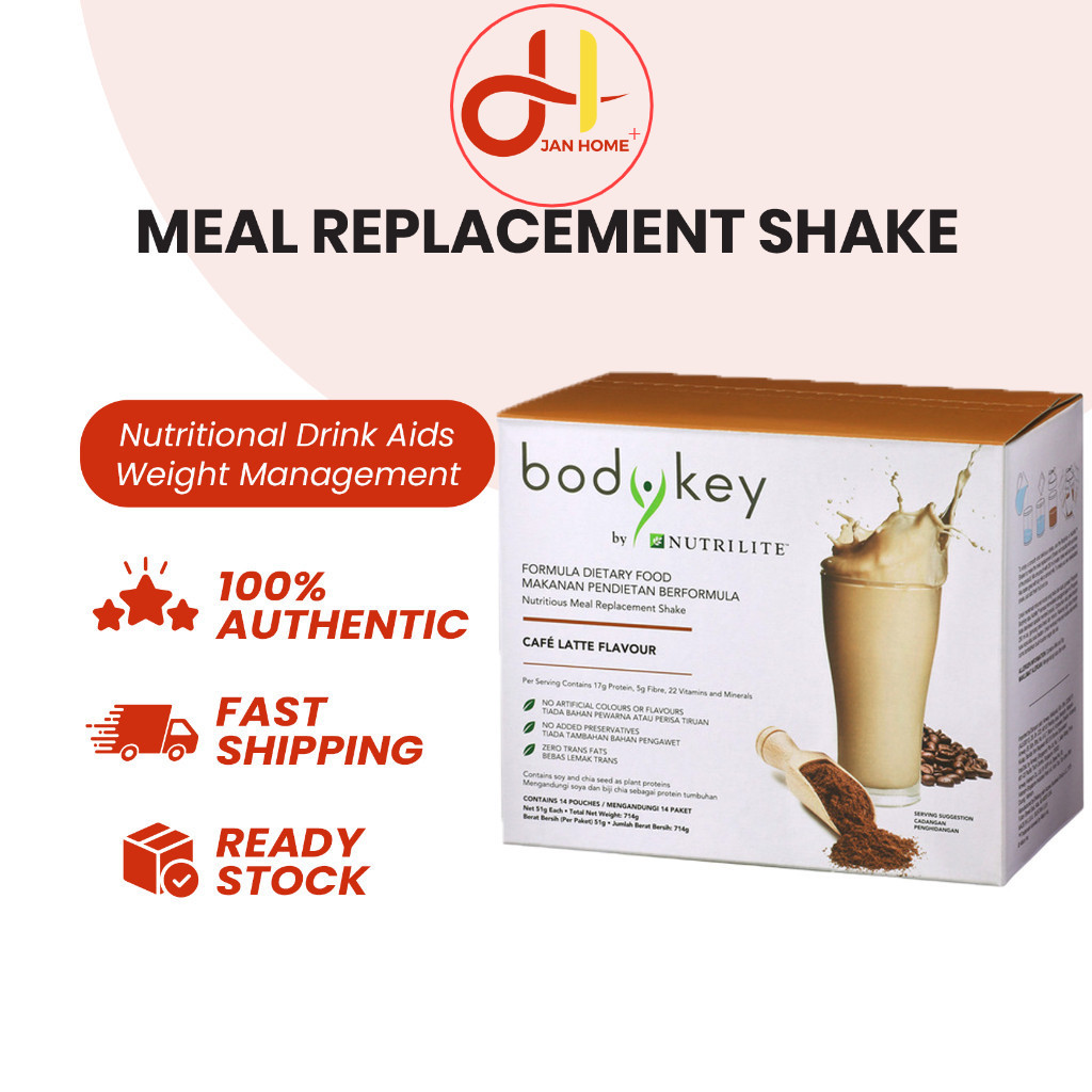 BodyKey By Nutrilite Meal Replacement Shake (Café Latte) Meal ...