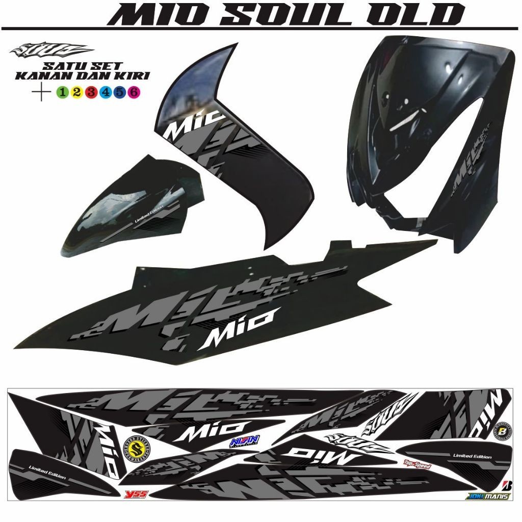 Mio SOUL OLD Motorcycle STRIPING Pole Variations/MIO SOUL OLD ...
