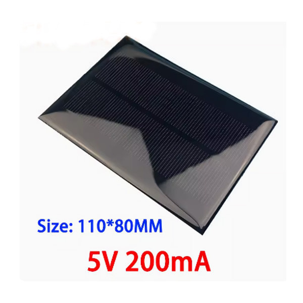 Solar Cell 5V 200mA 1W Monocrystalline (110*80mm) | Shopee Malaysia