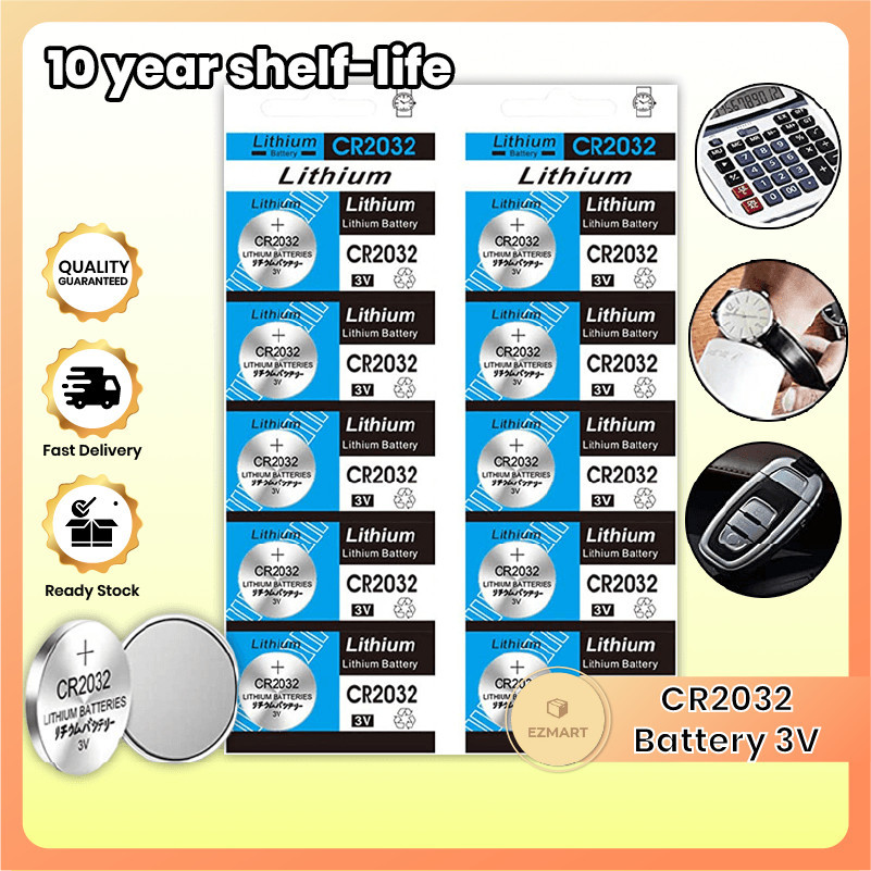 CR203 (1 PC/5PC) 2 Battery 3 Volt Coin & Button Cell Long-Lasting ...