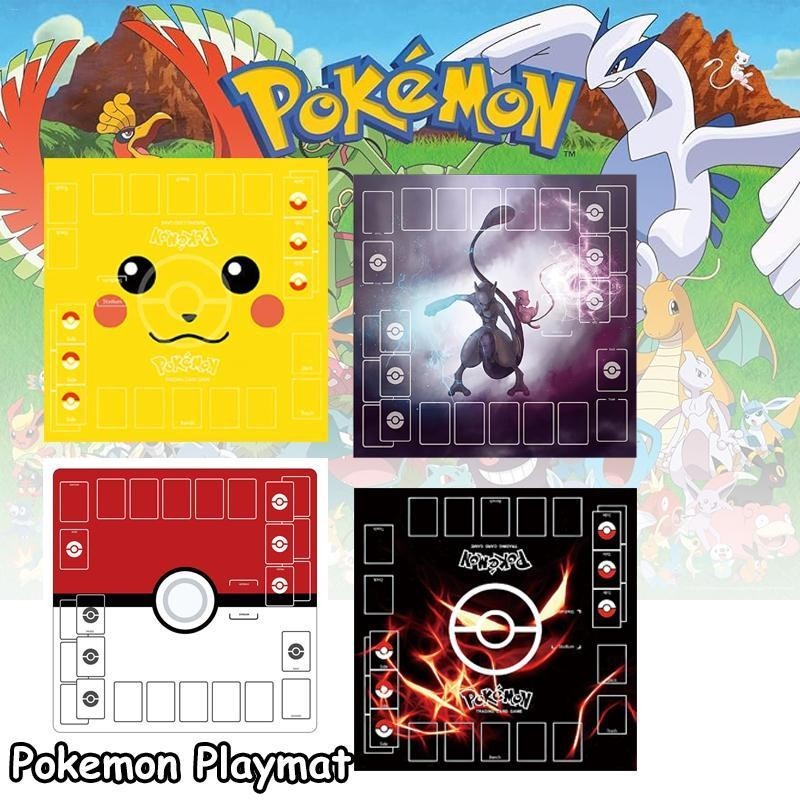 Pokemon tcg Card Play Pad Mouse Pad Anime Playmat For Card Games ...