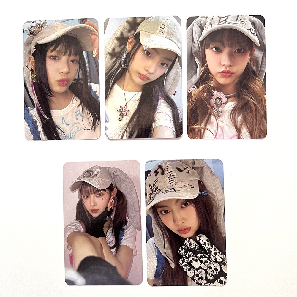 5-10pcs NJ Supernatural Bubble Gum How Sweet Lomo Cards X line friends Super Shy Photocards ...