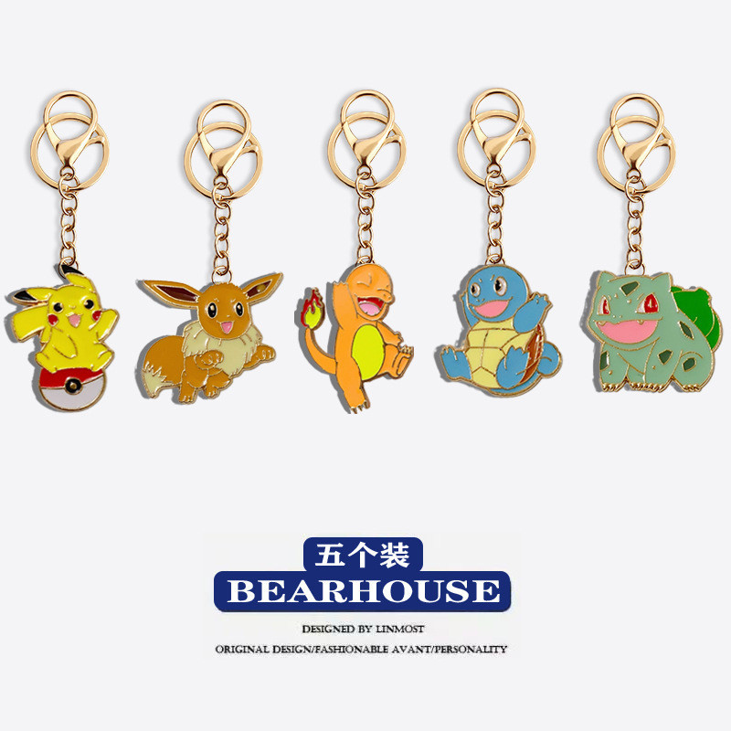 Pokémon Keychain Pokémon Pikachu Keychain Pendant Poké Ball Pokémon ...