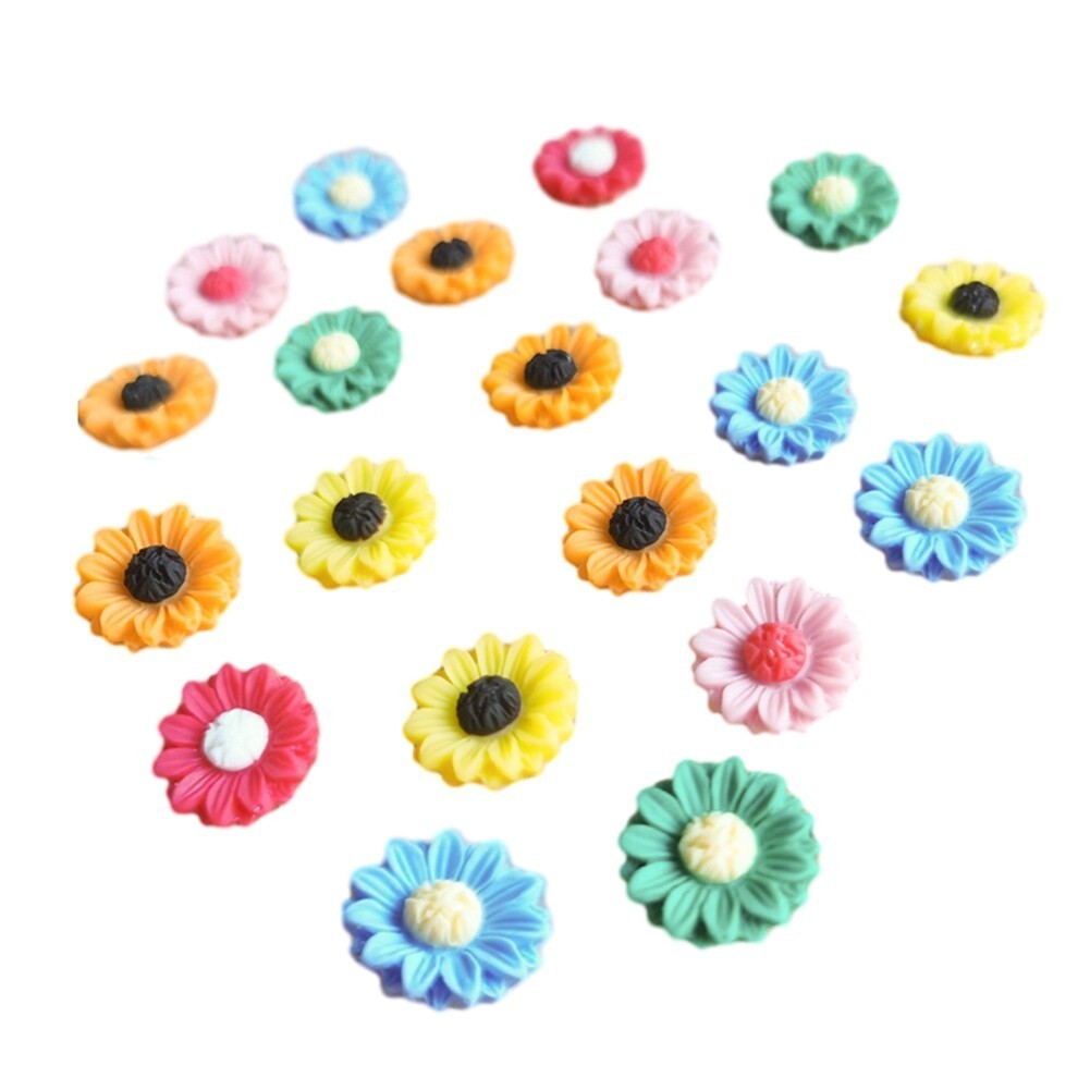 20Pieces Flower Pushpins Flower Thumb Tacks Decorative Floret Pushpin ...