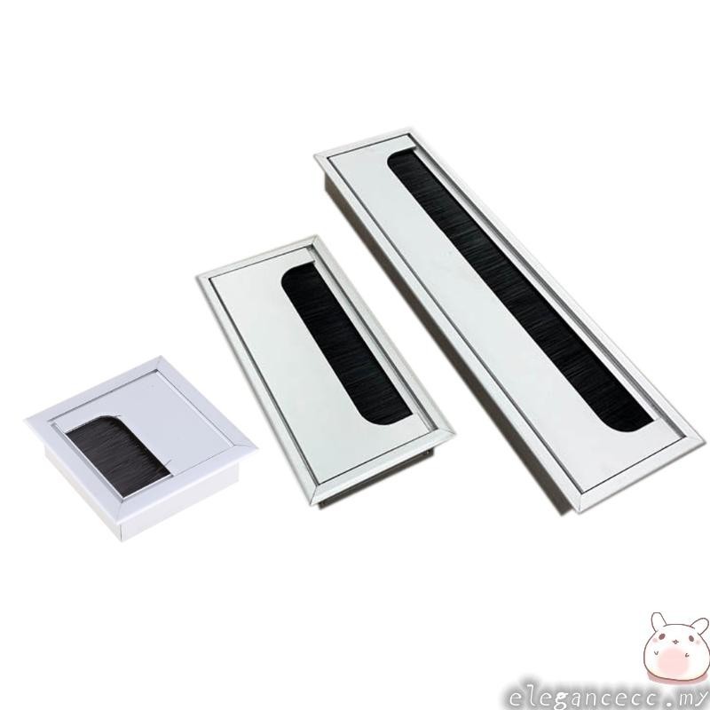 ELEGA Aluminium Square Rectangle Desk Computer Wire Cable Outlet Insert ...