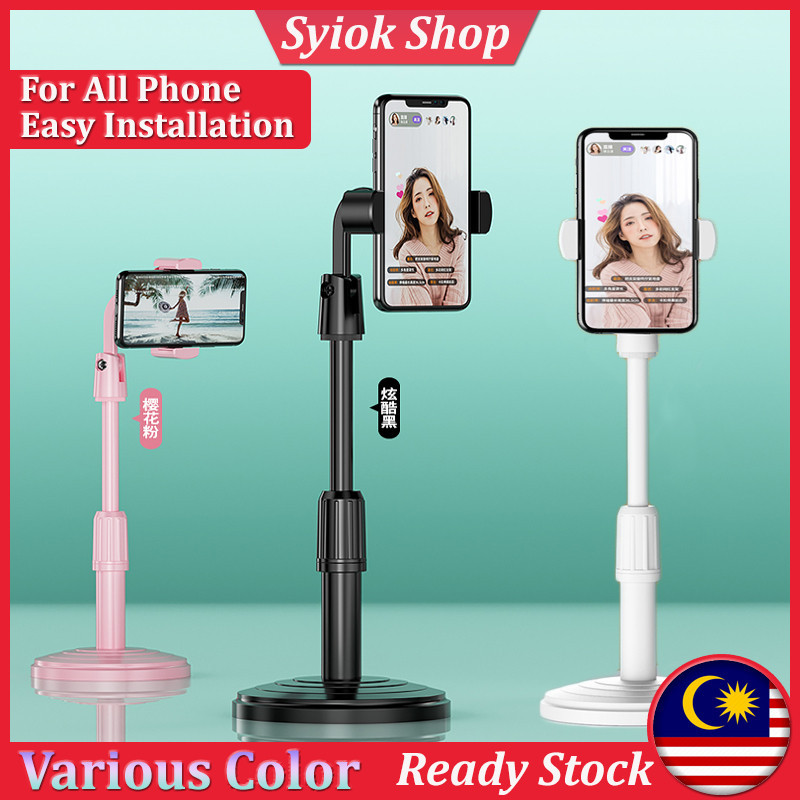 Desk Phone Holder 直播手机支架桌面支架 Live Streaming Handphone Stand Smartphone ...