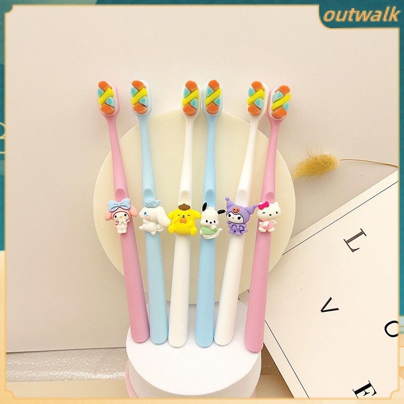 ⚡FAST SHIPPING⚡⚡ Sanrio Soft Hair Kids Toothbrush Student Cartoon ...