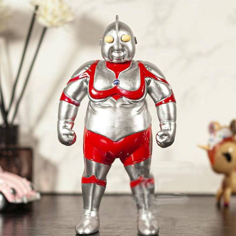 Fat Ultraman Chubby Retirement Homemade Cute Car Ornament Prank Gift ...