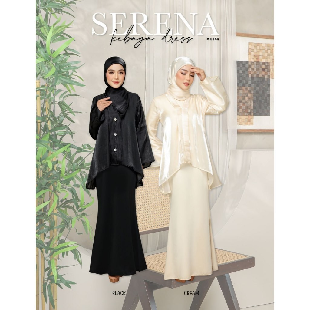 (READY STOCK) 9144 SERENA BAJU KEBAYA SATIN BAJU KURUNG BAJU RAYA ...