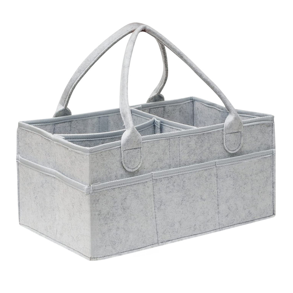 Travel-friendly Diaper Box Diaper Caddy Organizer with Removable ...