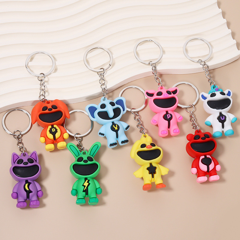 Poppy Playtime 3 Smiling Critters Action Figure CatNap Keychain DogDay ...