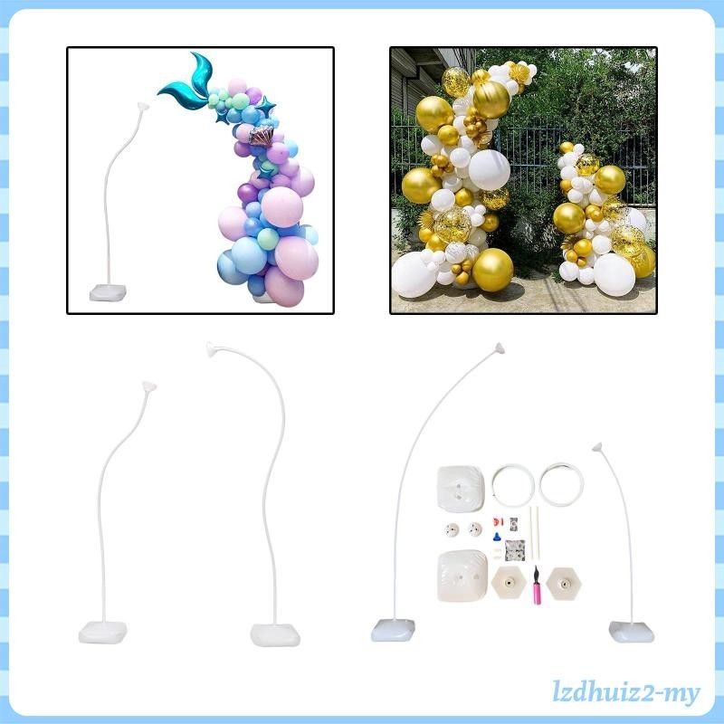 [LzdhuizbcMY] Balloon Arch Stand Convenient Bending Shape Balloon Hoop ...