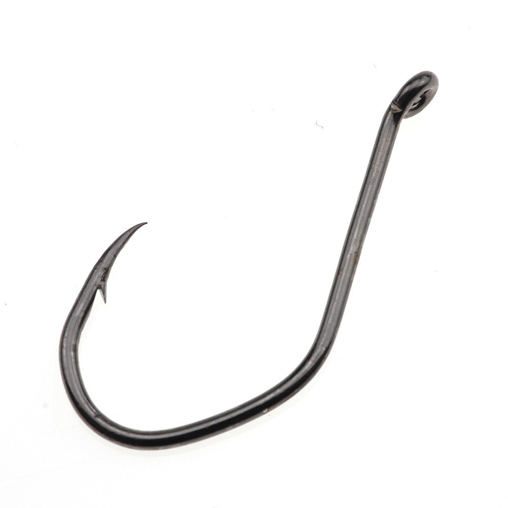 Rompin 50pcs High Carbon Steel Catfish hook Barbed AJI Fishing Hooks ...
