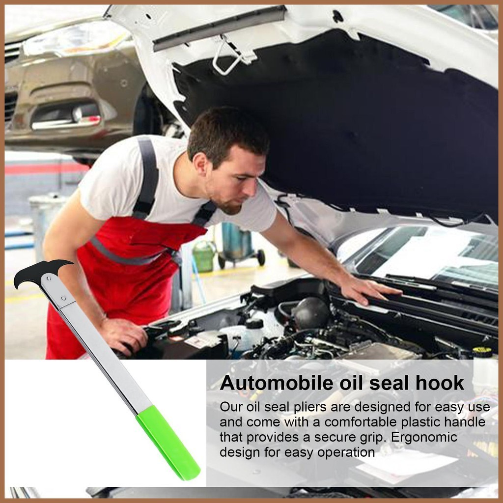 Seal Removal Tool Dual Hook Tips Oil And Grease Seal Puller Heavy-Duty ...