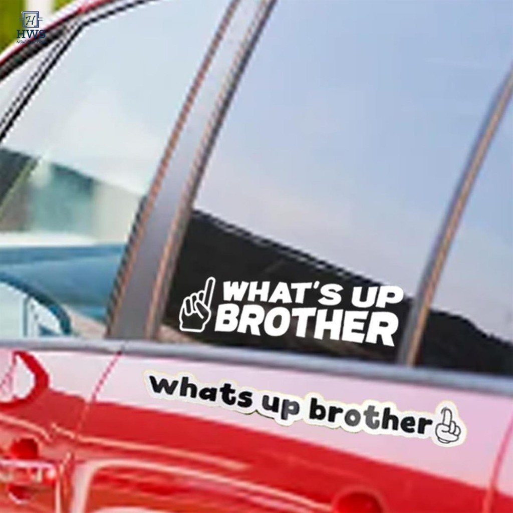 What's Up Brother Sticker Funny Sketch Sticker Decal | Shopee Malaysia