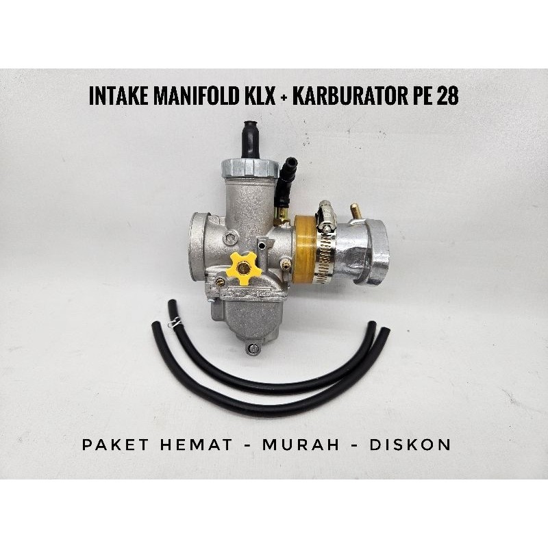 Intek Intake Manipol Manifold KLX Insulator + Carburetor PE 28 Package ...