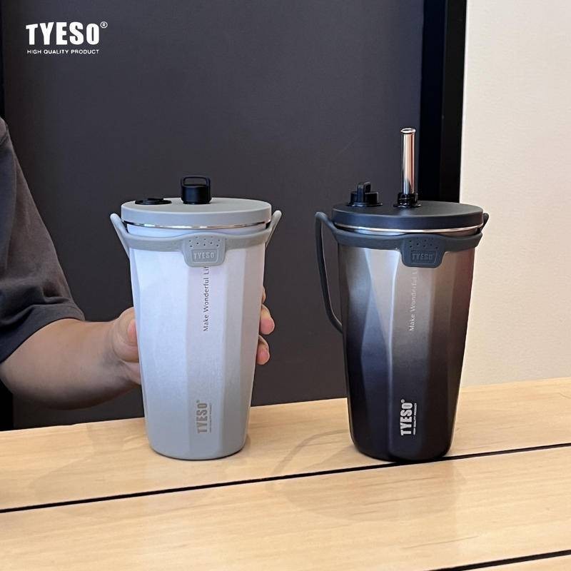 [COD] 600ML Original Tyeso Vacuum Insulated Tumbler Diamond-shape Gradient Hot And Cold ...