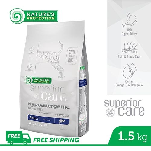 "Hypoallergenic" (1.5KG) Salmon - All Breed Adult Dog Food | Superior ...