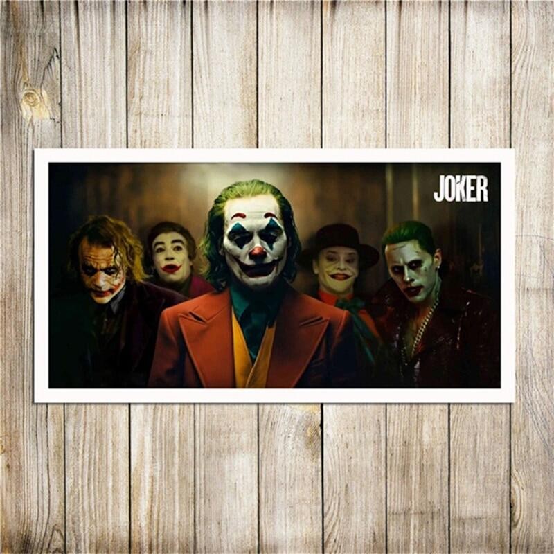 The Joker Movie Poster Wall Art Canvas Painting Wall Art For Living ...