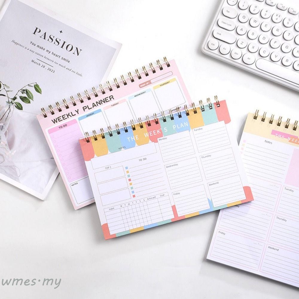 WMES1 2025 Planner Notebook, Time Organizer Daily Planner Reminder A5 ...
