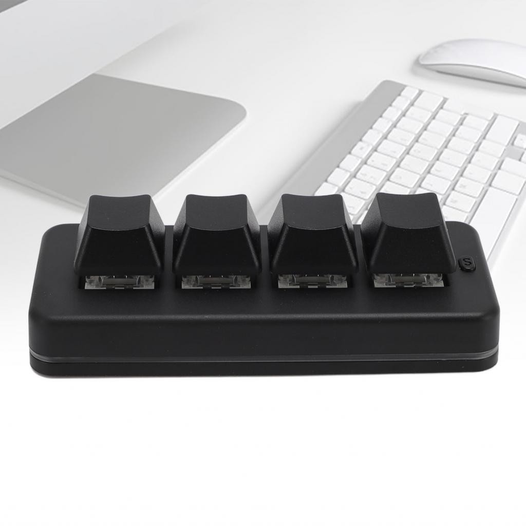 Tominihouse Asixxsix Programmable 4 Key Keyboard Wired RGB Backlit ...