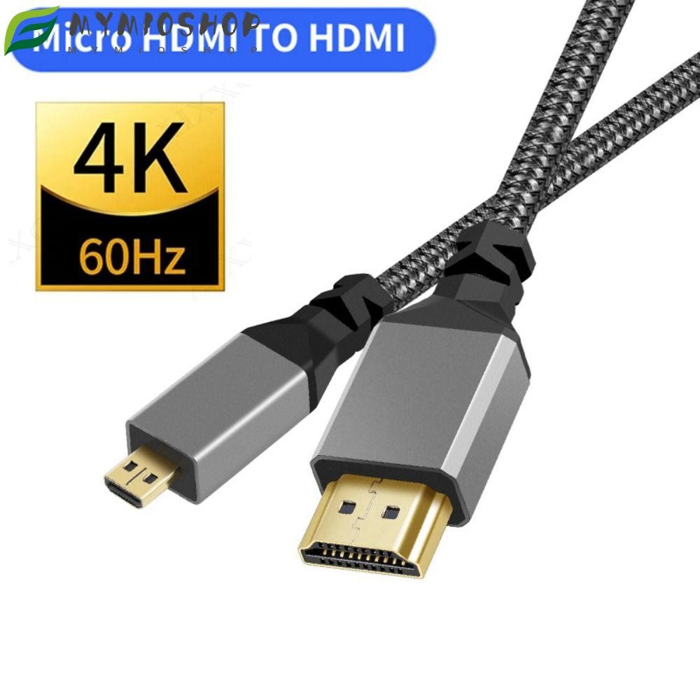 MIOSHOP D-type HDMI Cable, High-definition Micro HDMI To HDMI Video ...