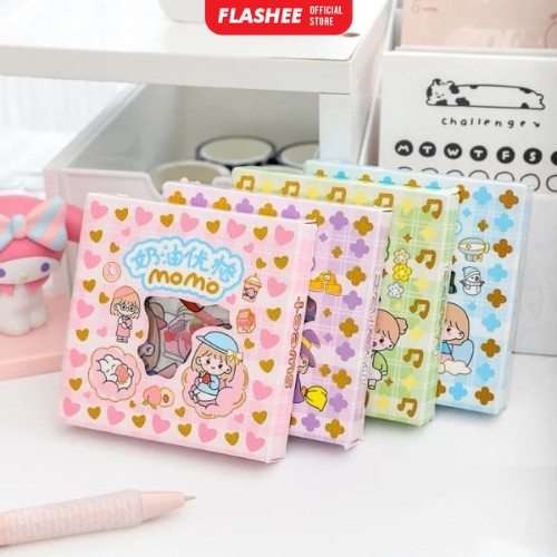 100pcs Mini Box Momo Stickers Cute Korean Cartoon Stickers Waterproof ...