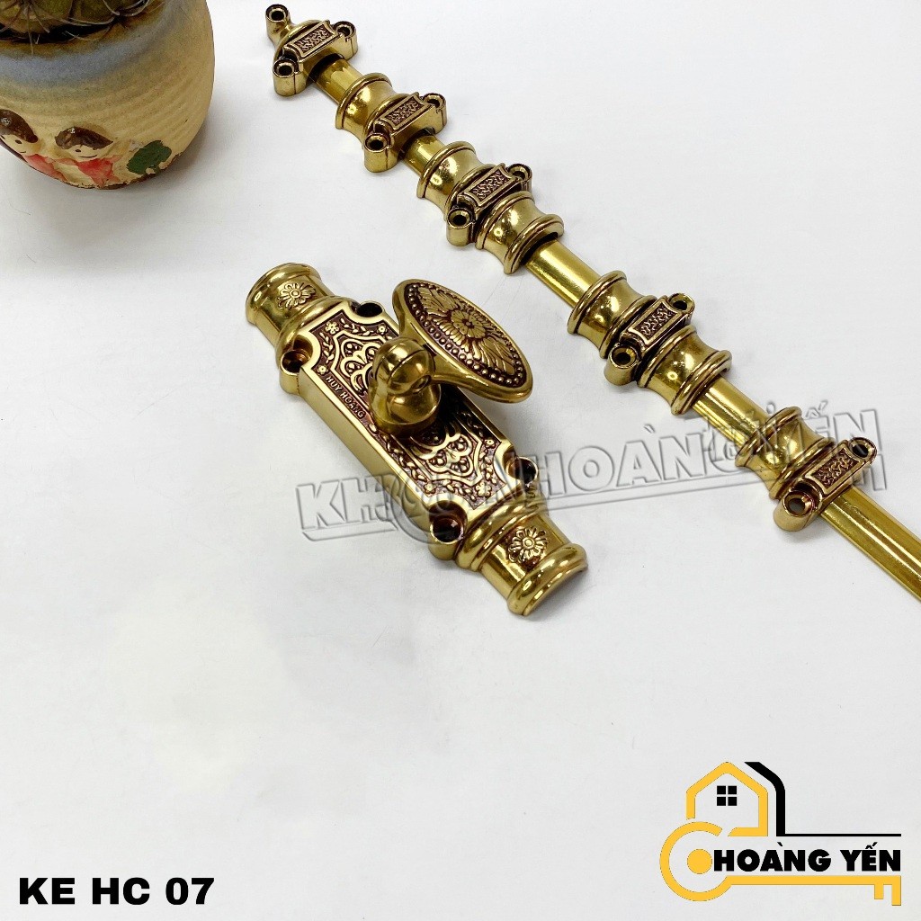 Clemon door lock, Cremon bronze wooden door Song Hong door latch Huy ...
