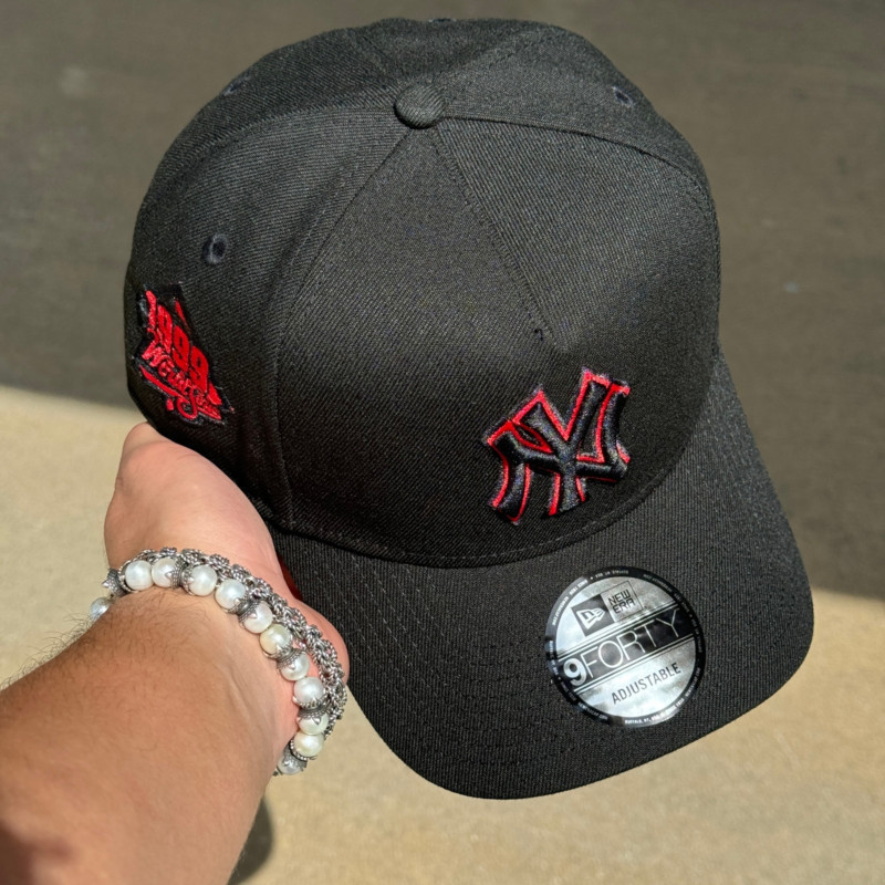 New Era mlb New York Yankees World Series 1999 Black And Red 9forty ...