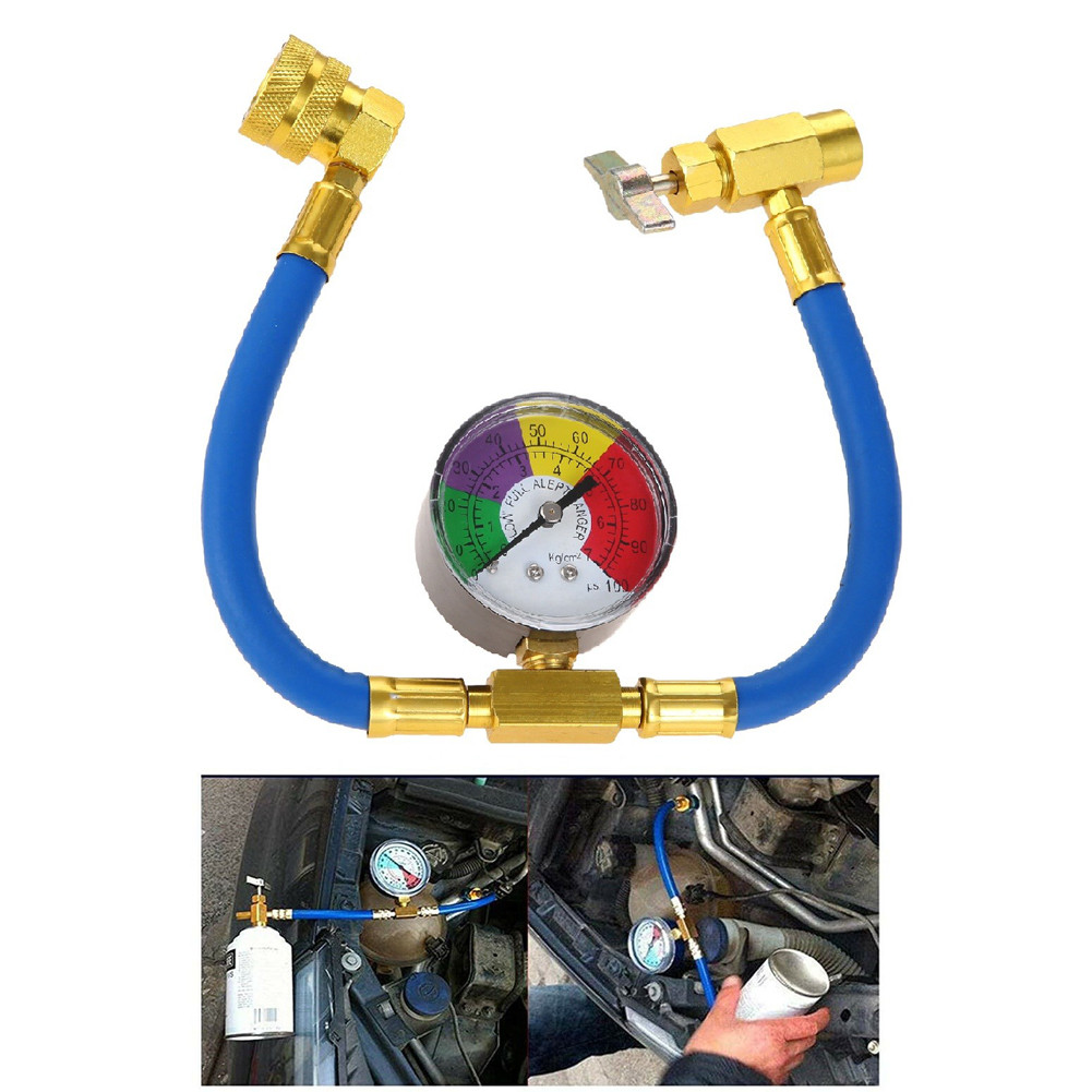 R134A Air Conditioner Gas Cooler with Measuring Gauge Refrigerant ...