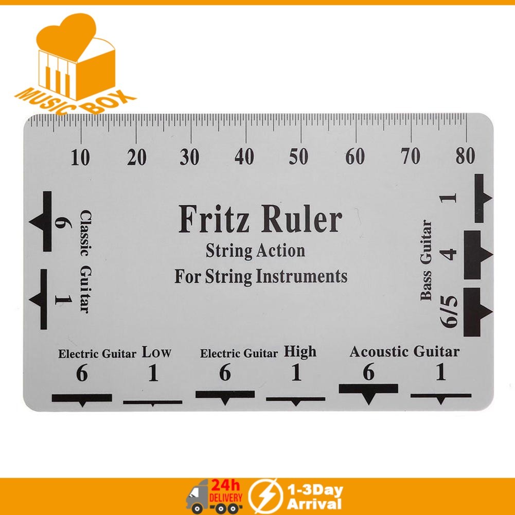 Guitar String Height Measurement Tool Guitar String Specification Ruler ...