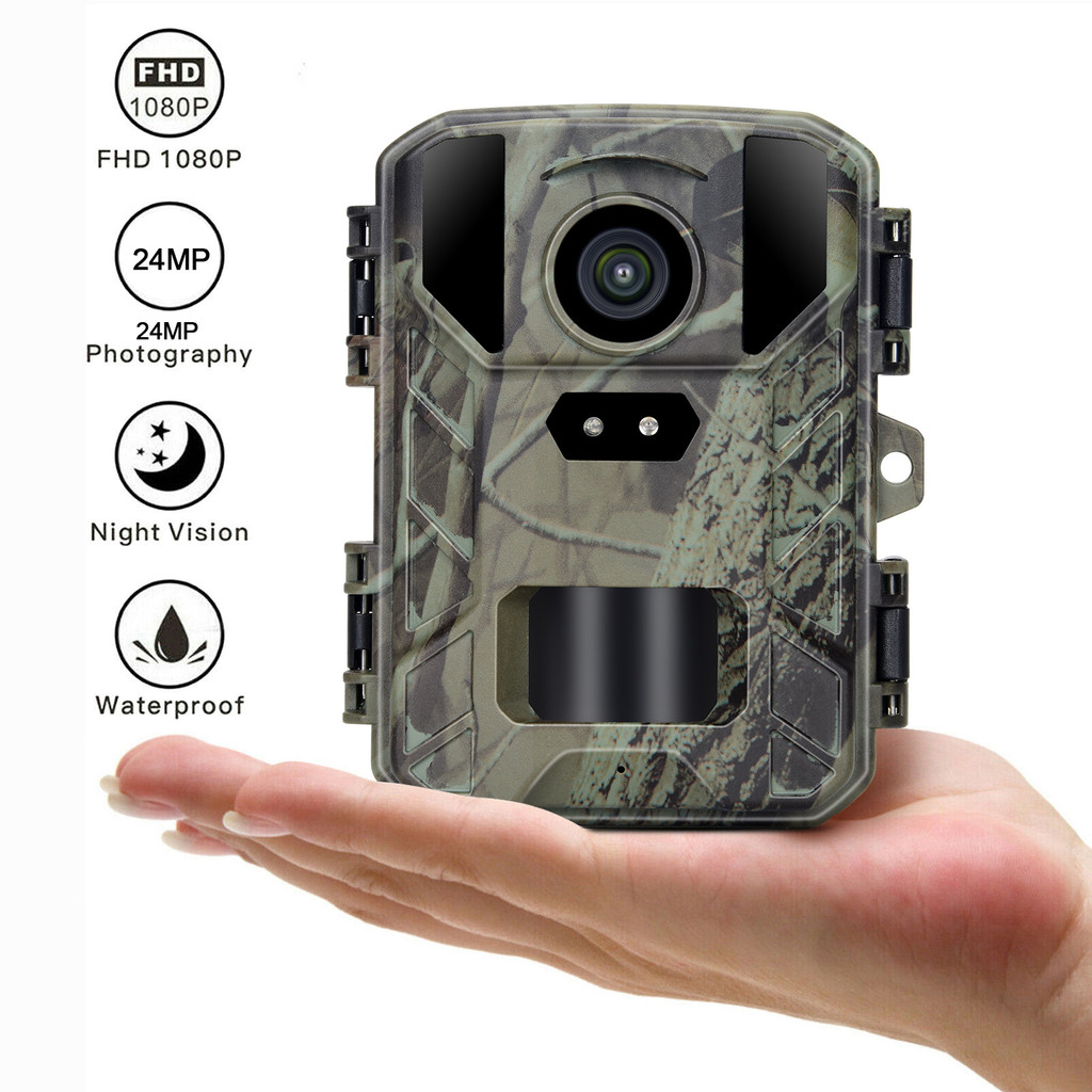 Mini Trail Hunting Camera 24MP 4k1080P Wildlife Night Vision Cameras ...