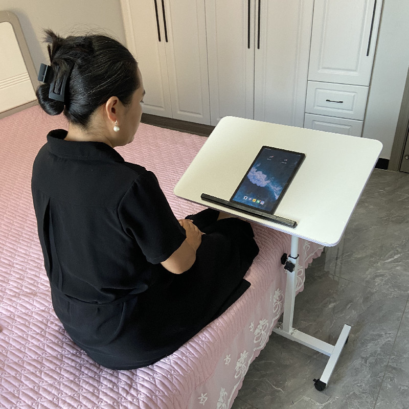 Official Bedside Table Movable Bed Computer Table Bedroom Table Lifting ...