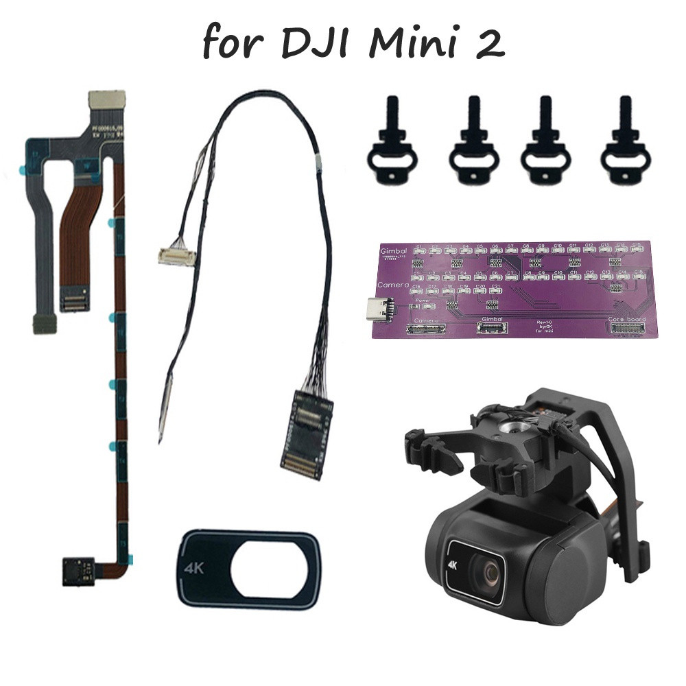 Original DJI Mini 2 Gimbal Parts - 3 in 1 Flexible Flat Cable/Signal ...