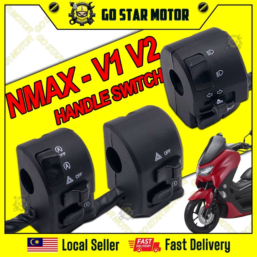 YAMAHA NMAX N-MAX V1 V2 / NVX V2 NVX155 Handle Switch Suis Tangan ...