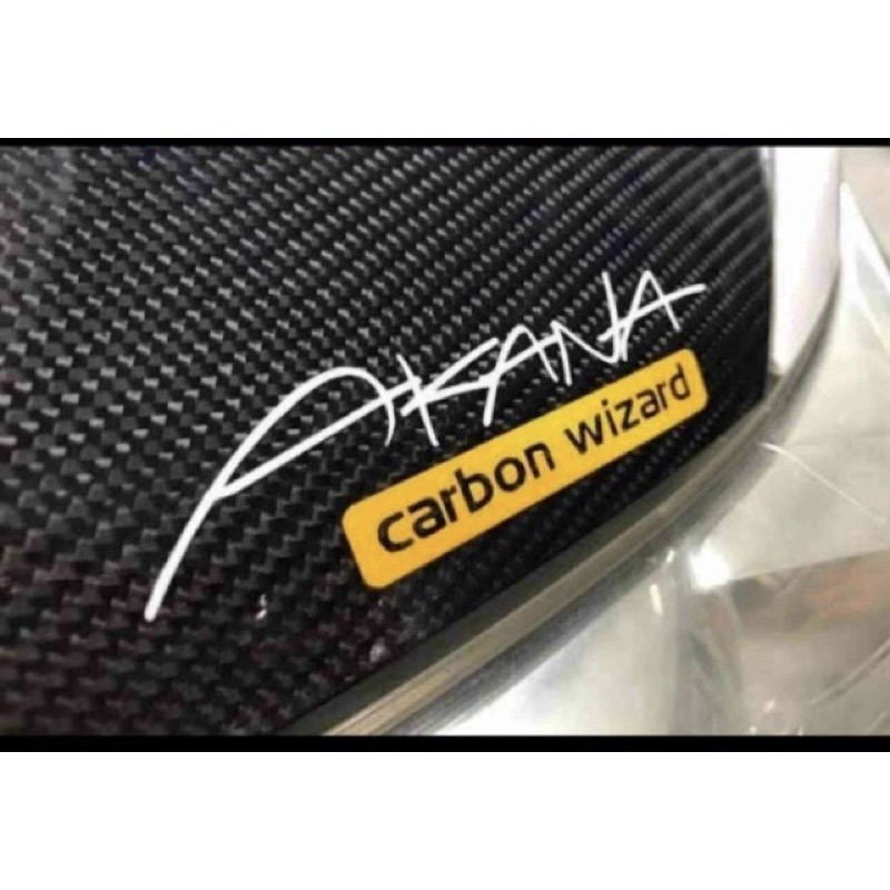 [Ready Stock]K104# AKANA Carbon wizard Vinyl Decal Stickers | Shopee ...