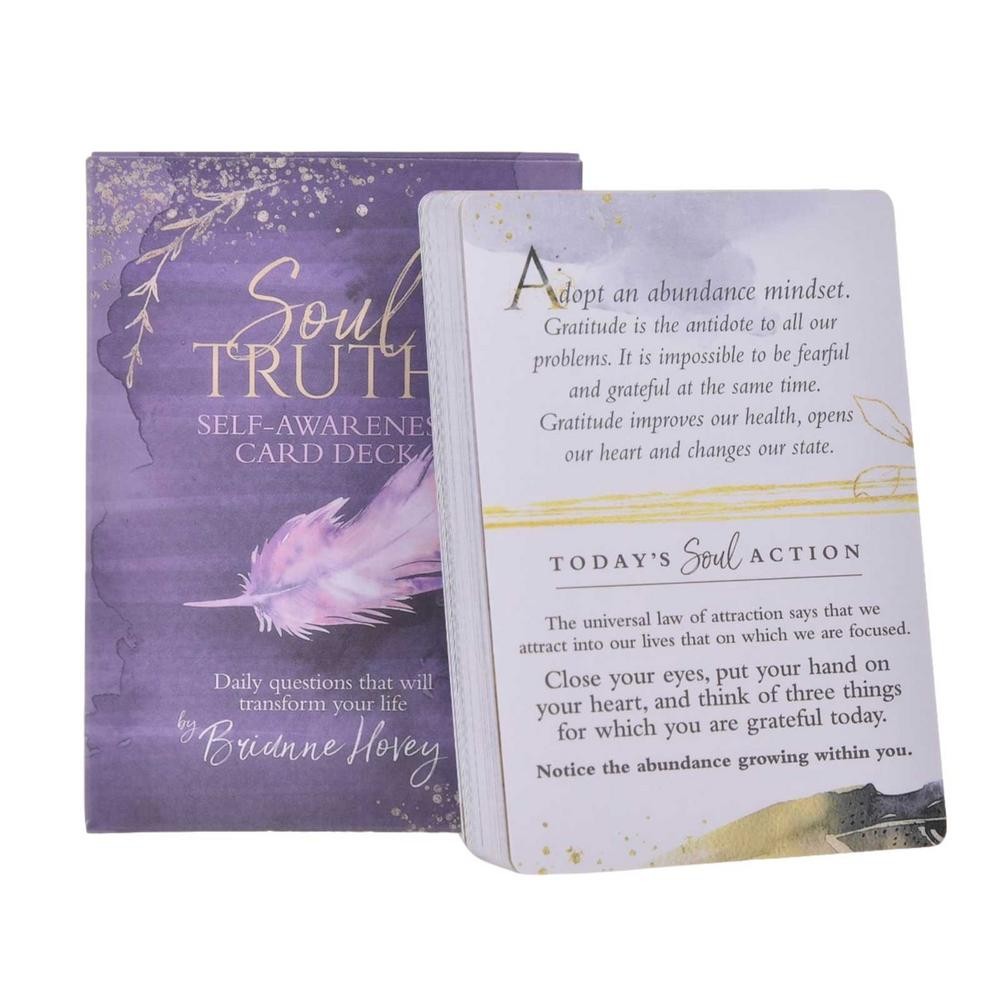 Soul Truth Self-Awareness Card Deck Daily Questions That Will Transform ...
