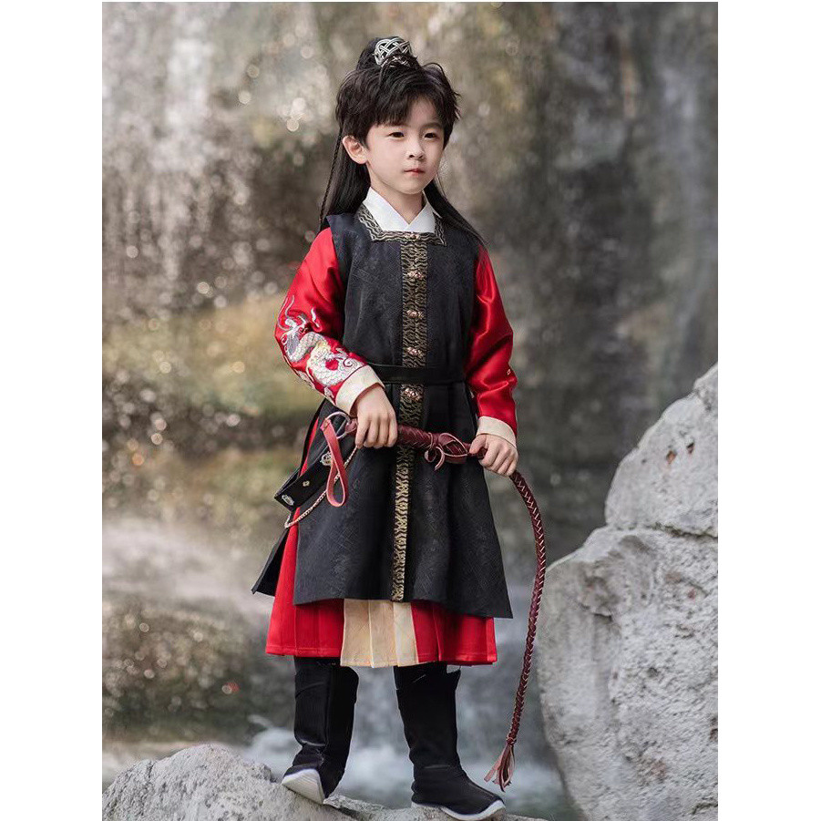T Tang Suit Ancient Costume Full Set Boy Chinese Ancient Style Hanfu ...