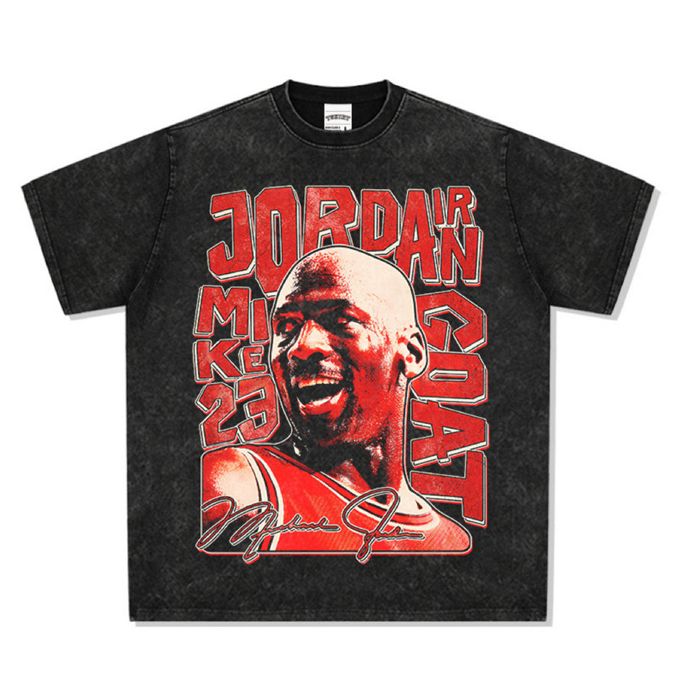 Michael Jordan Oversized Washed T-Shirt III | Shopee Malaysia