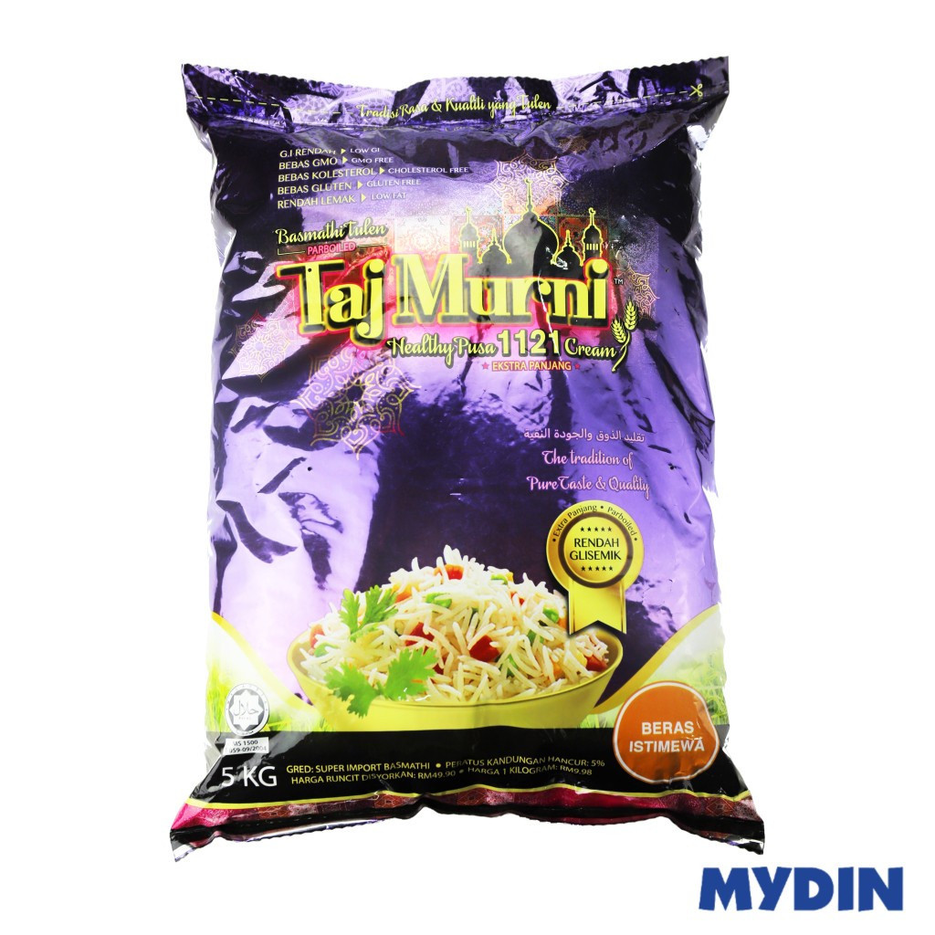Taj Murni Premium 1121 Basmathi Rice 5kg | Shopee Malaysia