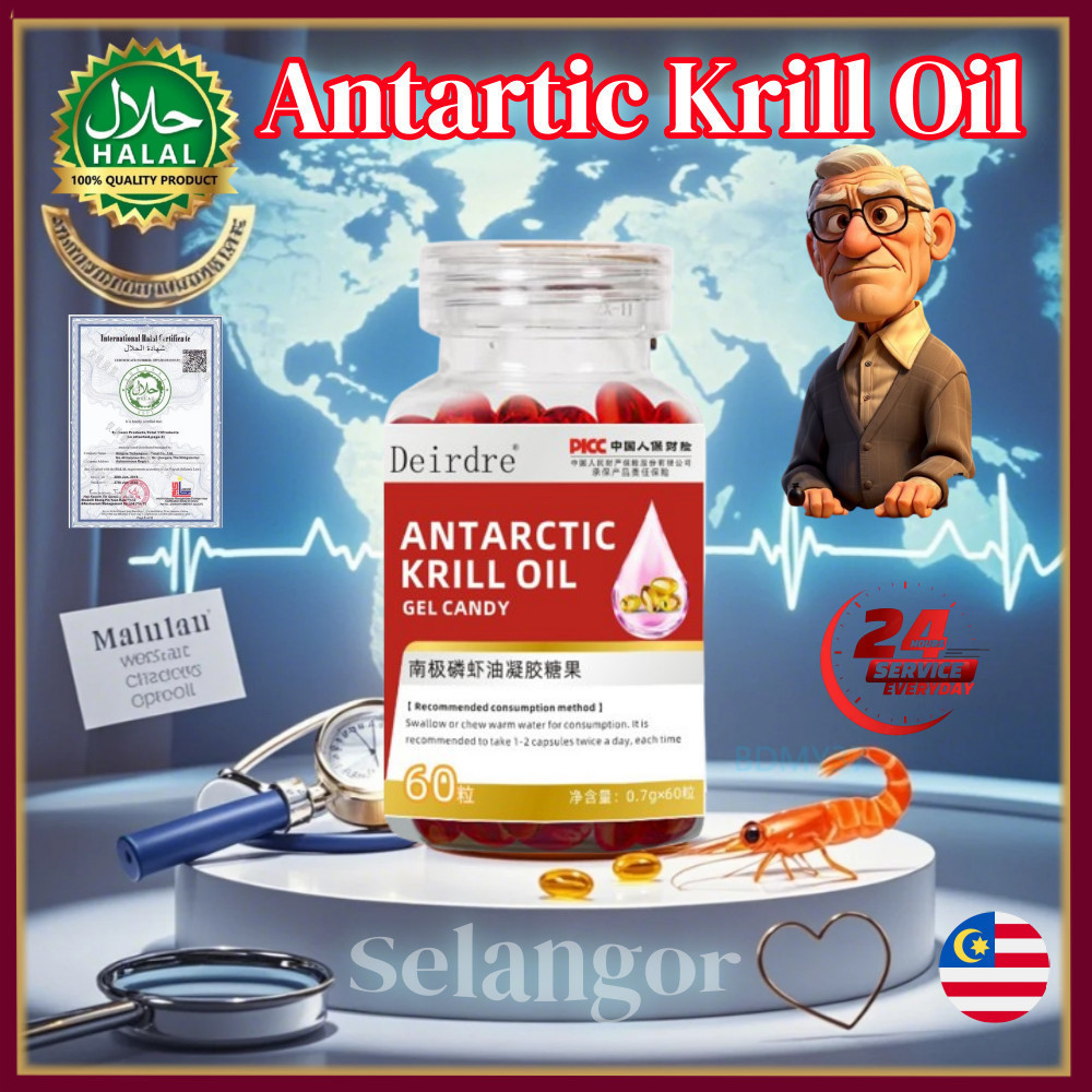 【TIKTOK VIRAL】Minyak Krill Antarctic Krill Oil 2X Omega-3 Vs Ikan ...