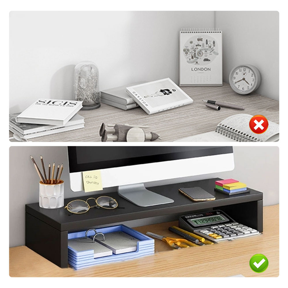 1/2 Tier Monitor Stand Monitor Rack Computer Monitor Screen Increased ...