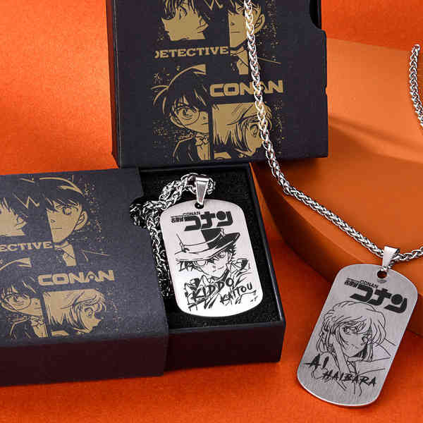 rantai leher lelaki necklace for men Detective Conan Anime Merchandise ...