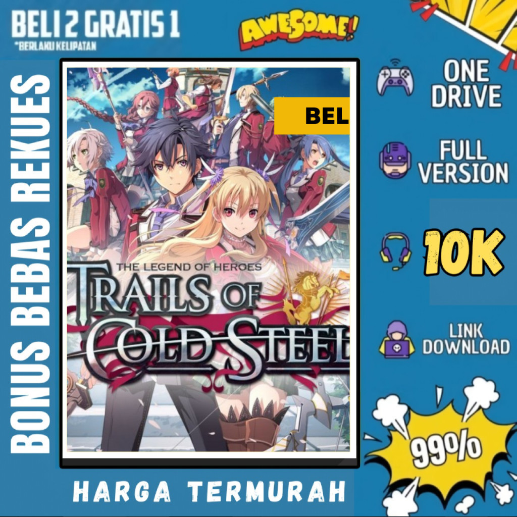 THE LEGEND OF HEROES TRAILS OF COLD STEEL - PC GAME - LAPTOP GAME - PC GAMES - BUY 2 GET 1 FREE ...