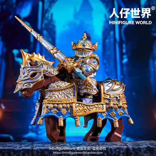 lego brick lego ninjago robot Medieval Round Table Knight Lancelot King ...