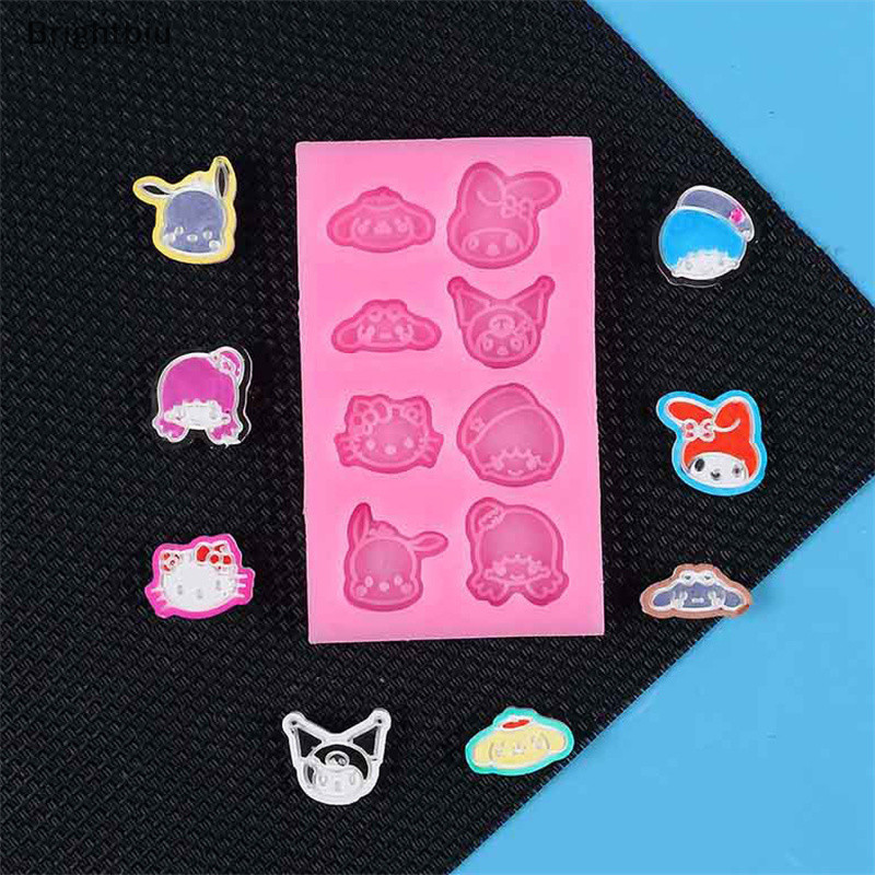 [Brightbiu] Kawaii Hello Kitty Mold Cinnamoroll Kuromi Cartoon Plaster ...