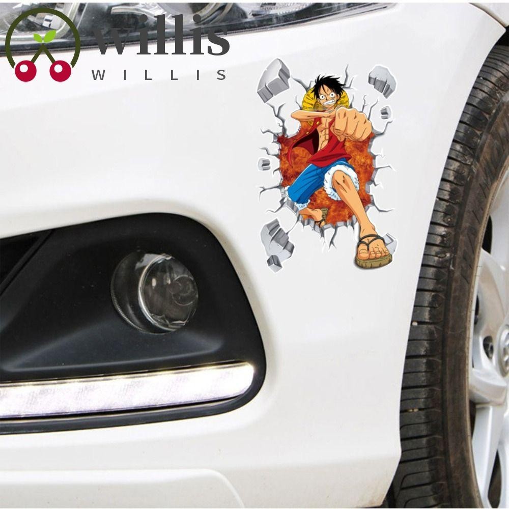 WILLIS ONE PIECE Cartoon Graffiti Sticker, ONE PIECE Paper ONE PIECE ...