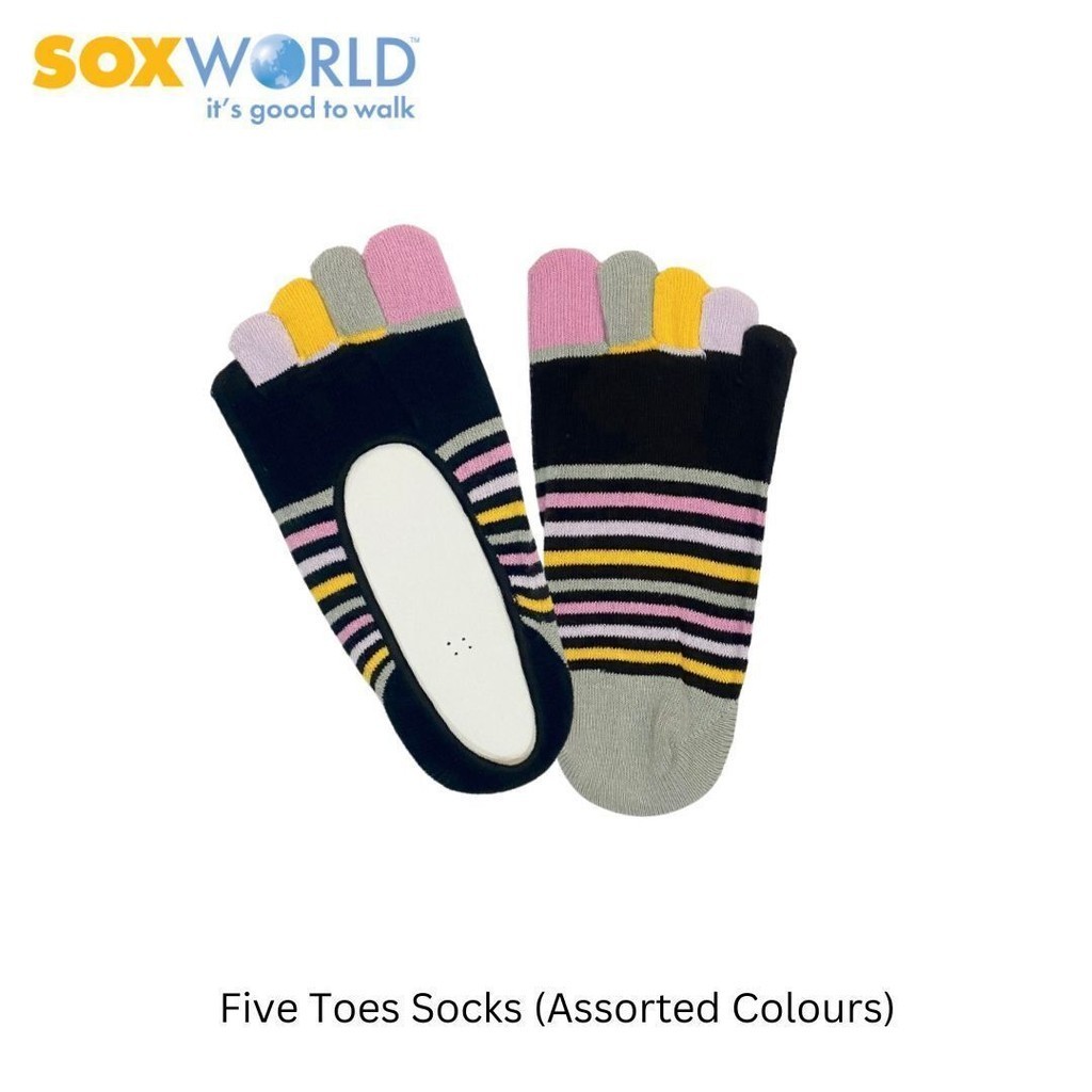 SOXWORLD Five Toes Super Low Socks (1 Pairs) 12-28016 | Shopee Malaysia