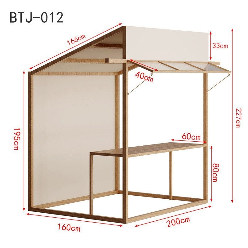 Outdoor Iron Stall Rack Influencer Night Market Activities Stall Table ...